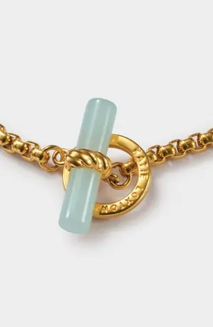 KATIE LOXTON Azura T-bar Bracelet With Amazonite Stone