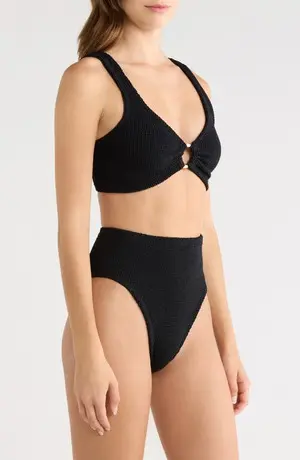 Hunza G Nadine Two-piece Swimsuit - Black