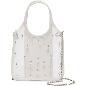 Dolce Vita Sylvene Canvas Crossbody - White