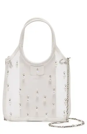 Dolce Vita Sylvene Canvas Crossbody - White
