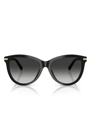 Tiffany & Co. 57mm Gradient Phantos Sunglasses - Black/grey Gradient