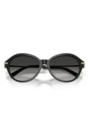 Tiffany & Co. 56mm Gradient Round Sunglasses