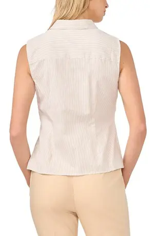 Halogen Twist Front Sleeveless Shirt