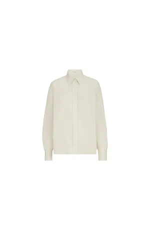 Brunello Cucinelli Linen And Cotton Organza Shirt