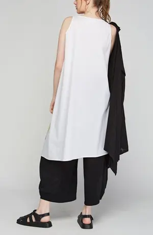 LUUKAA Allegro Printed Asymmetrical Tunic