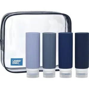 LANDS' END Travel Bottle Set 3-piece - Navy