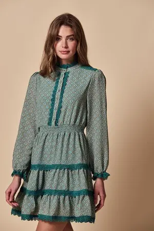 THE SHIRT The Angela Dress - Aqua