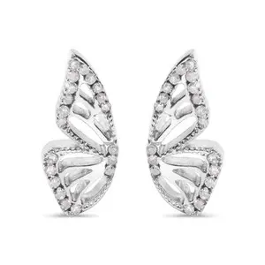 Butterfly Sterling Silver Earrings