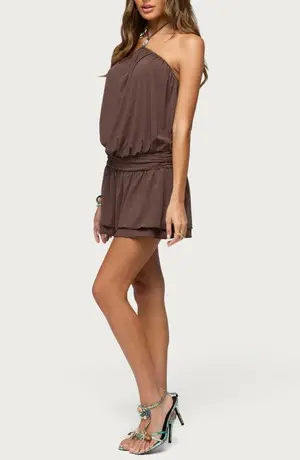 EDIKTED Mikaela Halter Minidress