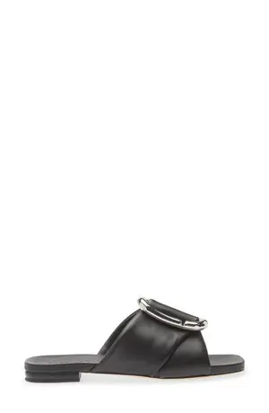 Marc Jacobs The Pop J Marc Slide Sandal - Black