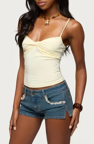 EDIKTED Pyper Twisted Twist Front Tank