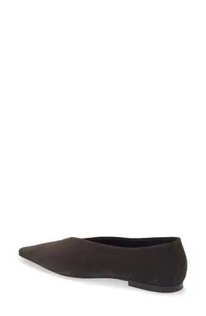 Brunello Cucinelli Suede Wrap Flat
