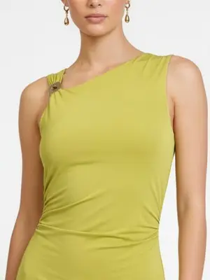Rachel Rachel Roy Asymmetrical Drape Midi Dress