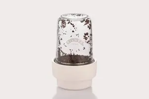 KILNER Food Prep Sprouting Set With Glass Jar And Ceramic Base