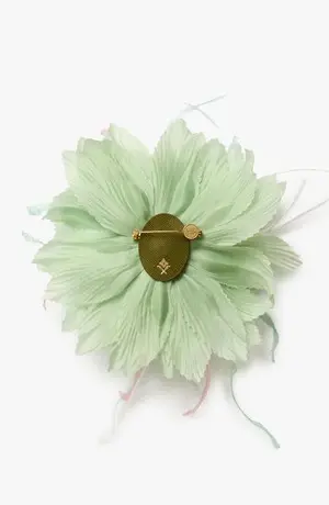 HELENA SIMON Chrysanthemum Floral Brooch