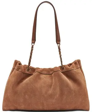 Karl Lagerfeld Paris Amandine Suede Shoulder Bag