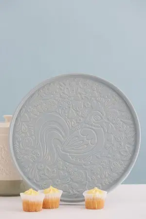 MASON CASH Home To Roost Round Platter