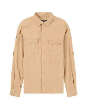 AMUNDSEN Traveller's Linen Shirt - Khaki