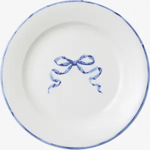 HANKOOK 1943 Ribbon Blue Set Of 2 Plates - Basic