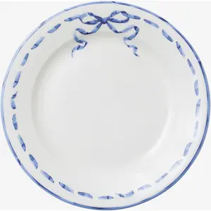 HANKOOK 1943 Ribbon Blue Set Of 2 Plates - Stitch
