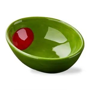 TAG Olive Stoneware Serving Bowl Multi 4 Oz 4 X 3.3 X 1.5 - Green