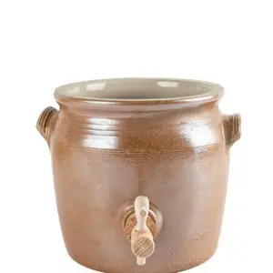 UNE VIE NOMADE Vintage Vinegar Berry Jar With Lid - Salt - Medium