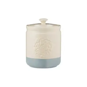 MASON CASH Home To Roost Small Storage Crock - Blue