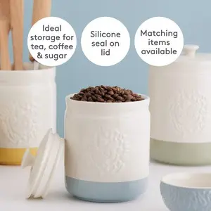 MASON CASH Home To Roost Small Storage Crock