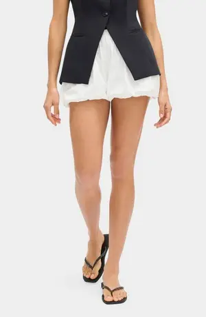 ALIGNE Paulo Bubble Short White