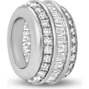 Adina Reyter Martine Diamond Big Bead In St - Sterling Silver