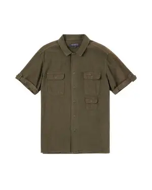 AMUNDSEN Traveller's Linen Ss - Olive