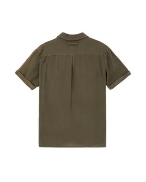 AMUNDSEN Traveller's Linen Ss - Olive