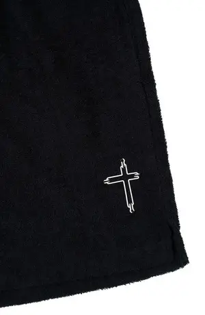 RtA Clyde Pull-on Terry Shorts - Black