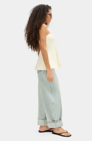 ALIGNE Amy Flared Strapless Top