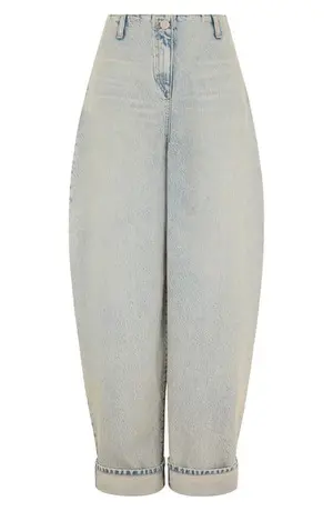 ALIGNE Christina Cuffed Barrel Leg Jeans
