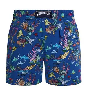 Vilebrequin Stretch Short Swim Trunks - Palace Blue
