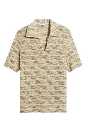 KROST Marled Knit Cotton Blend Polo