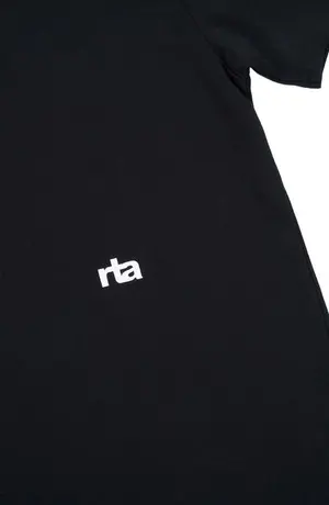 RtA Liam Logo Graphic T-shirt - Black Razor Type
