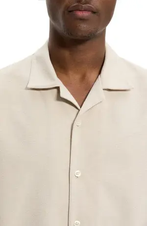 Theory Terry Cloth Camp Shirt