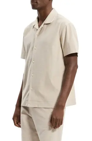 Theory Terry Cloth Camp Shirt