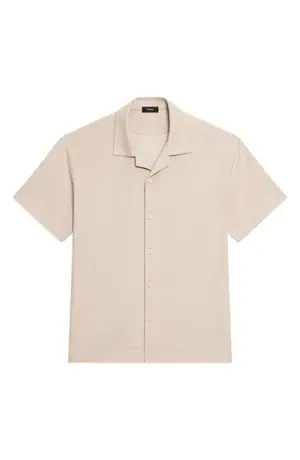 Theory Terry Cloth Camp Shirt