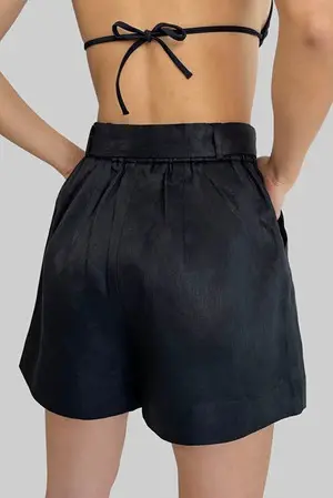 NUAJE NUAJE Mia Linen Twill Shorts