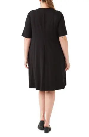Karen Kane A-line Jersey Mini Dress - Black