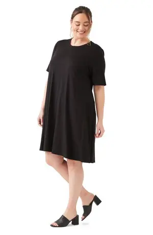 Karen Kane A-line Jersey Mini Dress - Black