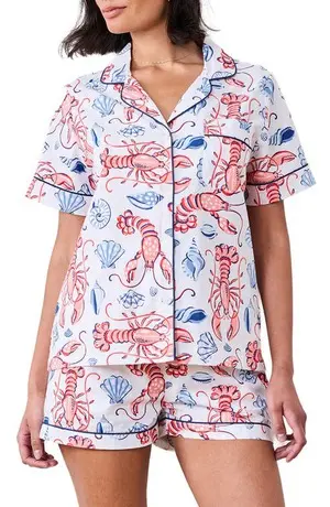 PRINTFRESH Cotton Poplin Short Pajamas