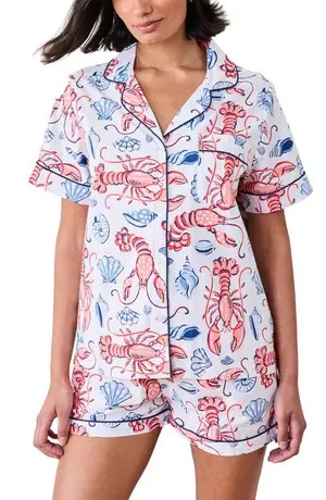 PRINTFRESH Cotton Poplin Short Pajamas