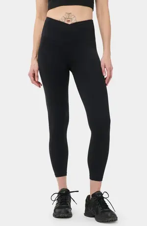 Sweaty Betty 7/8 Wrap Waist Leggings - Black