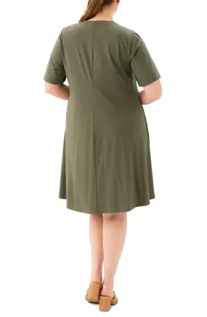 Karen Kane A-line Jersey Mini Dress