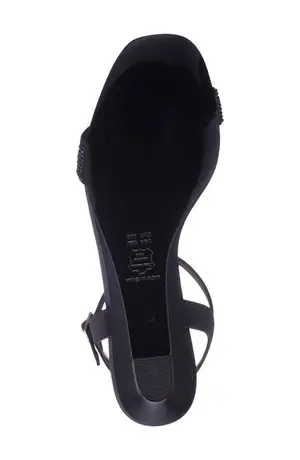 Nina Vonda Ankle Strap Wedge Sandal - Black