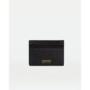 MODHER Credit Card Slip In Grained Leather